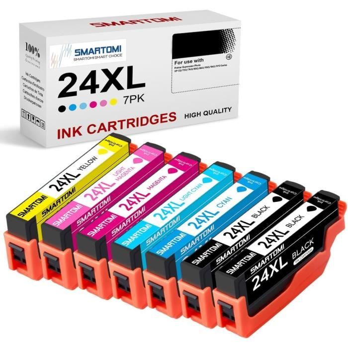 24XL Cartouches d'encre Compatible pour Epson 24 XL pour Epson ...