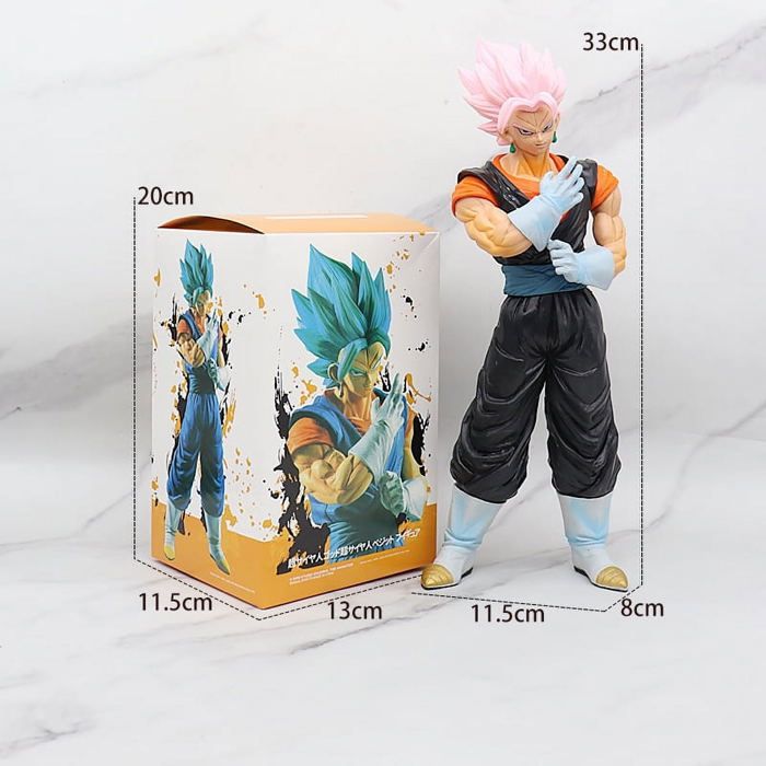 Aegis Dragon Ball Super Saiyan God Pink Hair Vegito PVC Action Figure ...
