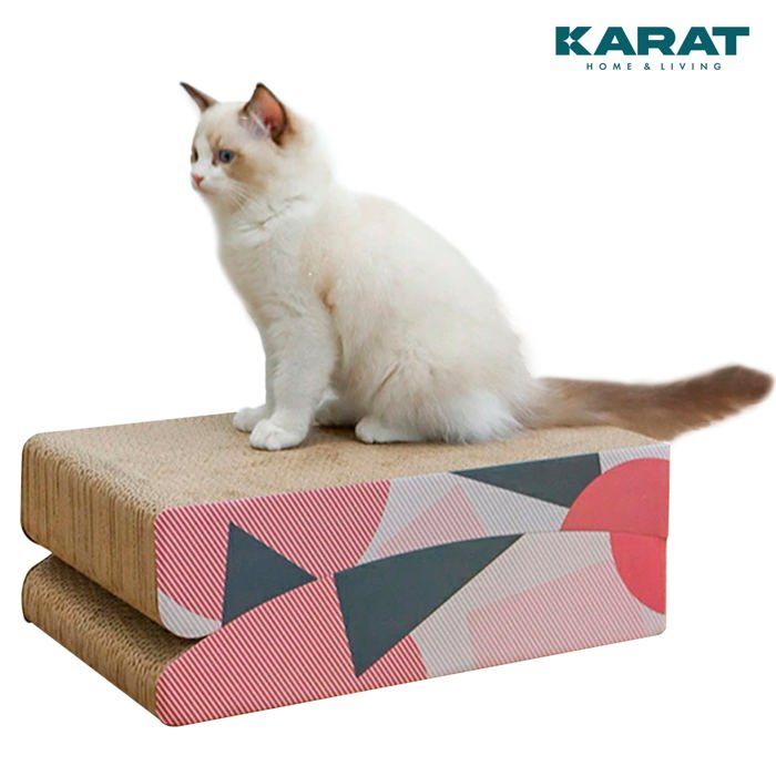 Griffoir en carton pour chats Meuble griffoir en carton de qualité ...