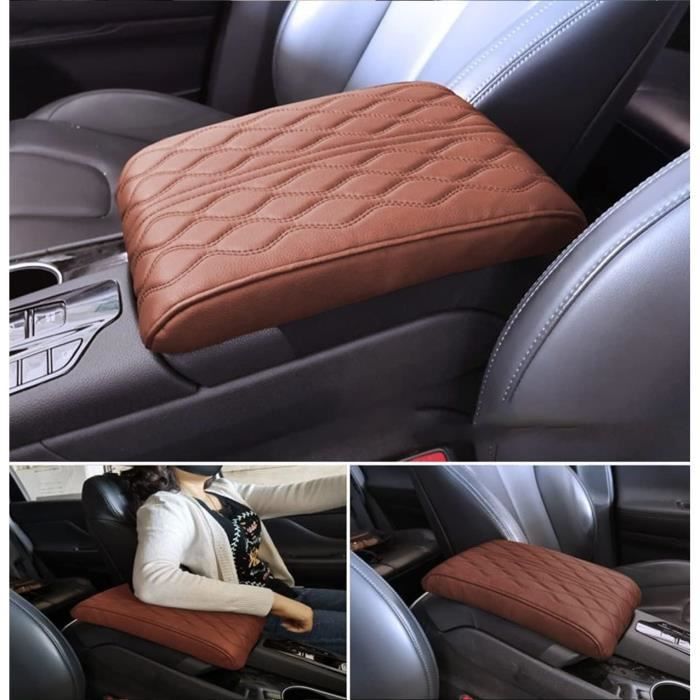 Memory Cotton Leather Car Armrest Box Pad Universal Style,Leather Car ...