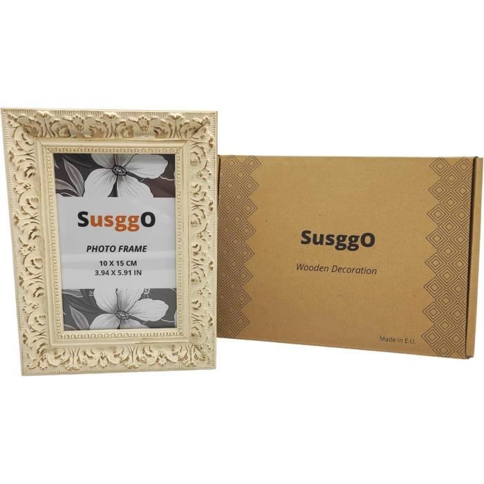 Cadre Photo En Bois – Dimensions Photo 10 X 15 Cm – Fabriqué En Ue (Eu ...