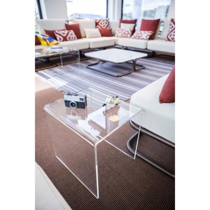 Table basse de sejour table basse moderne table de chevet acrylique ...
