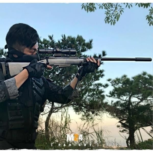 Toy Gun M24 Sniper Rifle Gun avec une portée de 8X et 10000Pcs Crystal ...