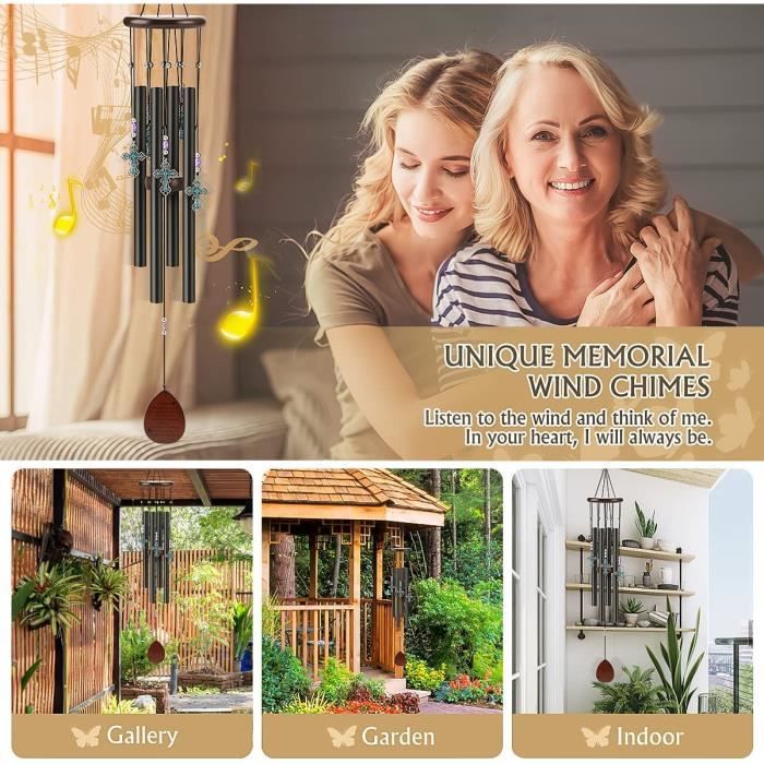 Carillon à Vent Extérieur Victop 34" Grand Carillon à Vent en Metal ...