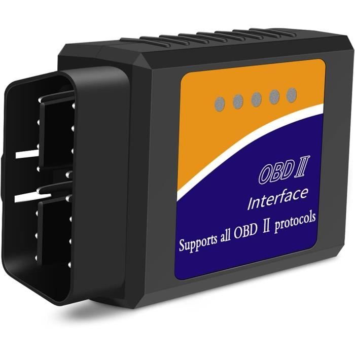 Outil de diagnostic Bluetooth OBD II de voiture, adaptateur de scanner ...