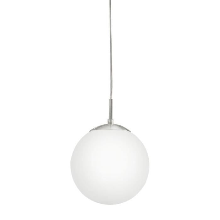 Suspension Rondo nickel mat 1x60w - EGLO LIGHTING - Cdiscount Maison