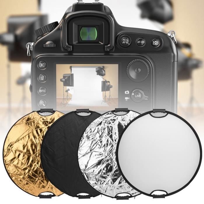 Akozon Panneau réflecteur 5 en 1 5 en 1 Panneau Réflecteur Pliable Rond ...