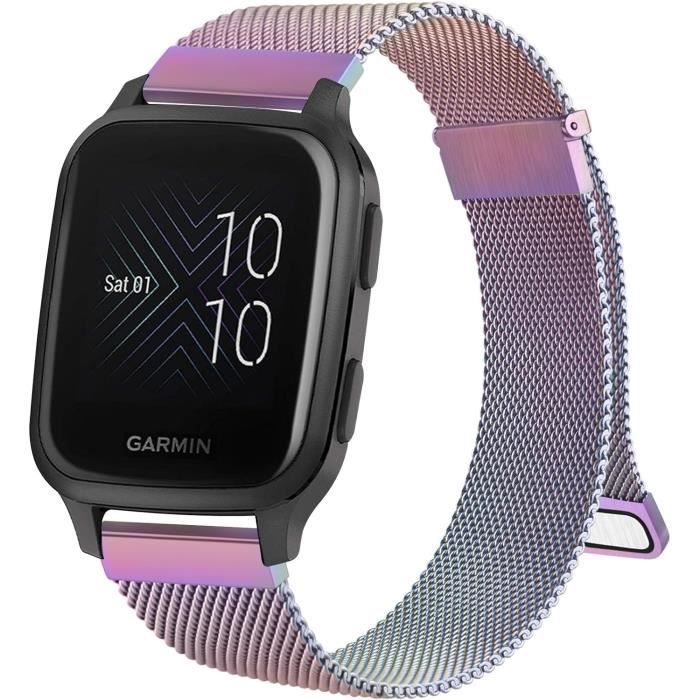 Bracelet En Métal Pour Garmin Venu-Venu 2 Plus-Venu Sq-Venu Sq 2 Music ...