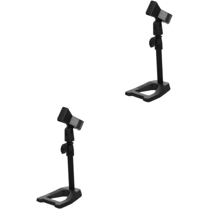 2 pièces pied de micro support de table avec pince micro support de ...