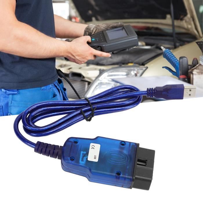 Dilwe câble adaptateur OBD II Câble de Diagnostic USB, Outil de Diagnostic de Voiture de ...
