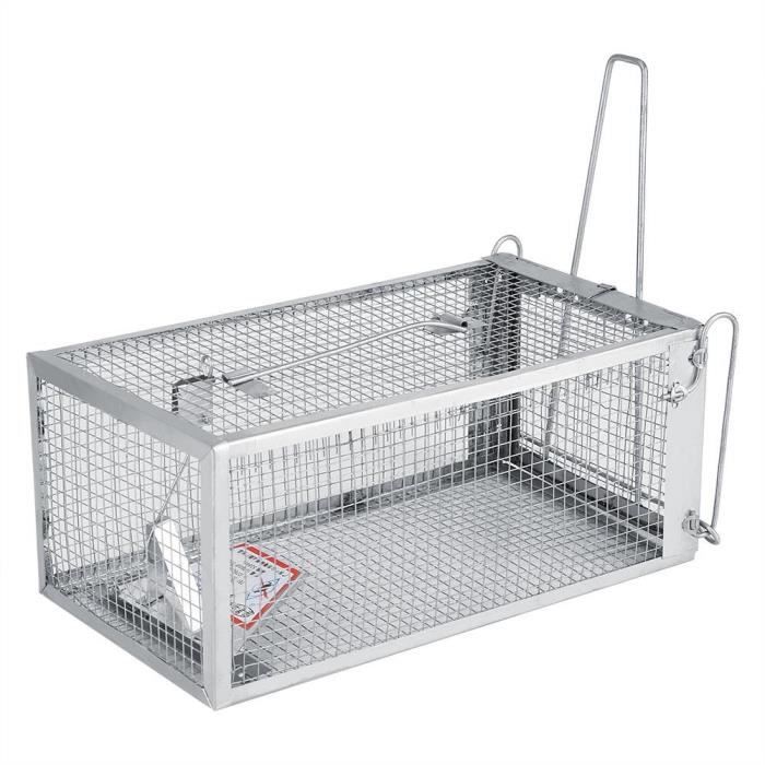Dioche Cage de piège à souris 26,2 * 14 * 11,4 cm Cage de piège à rat ...