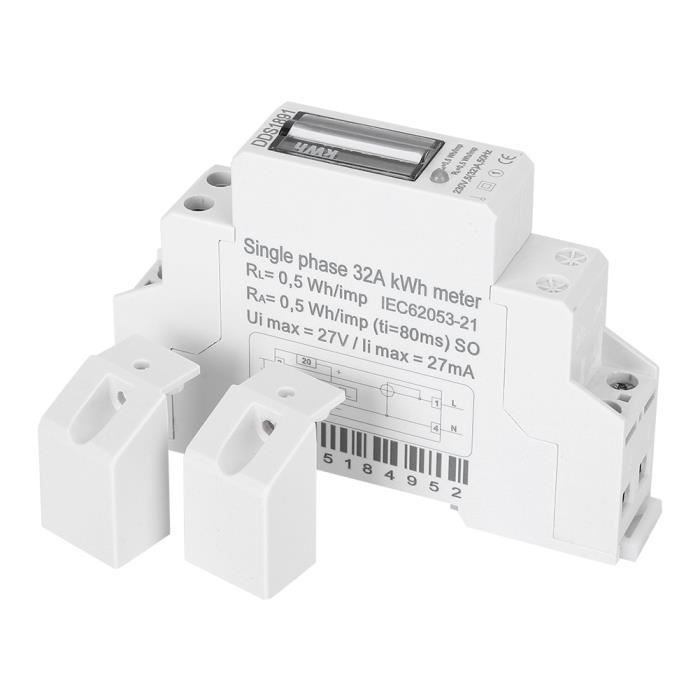 EJ.life compteur monophasé 2P Compteur monophasé DDS1891 haute ...