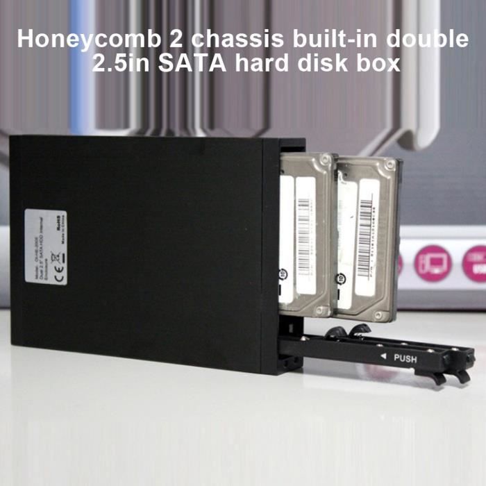 Disque 2 Baie de Disque, Boîtier de Disque Dur d'interface , pour ...