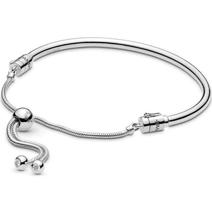 PANDORA JONC COULISSANT MOMENTS EN ARGENT 597953CZ-1 - Achat / Vente ...