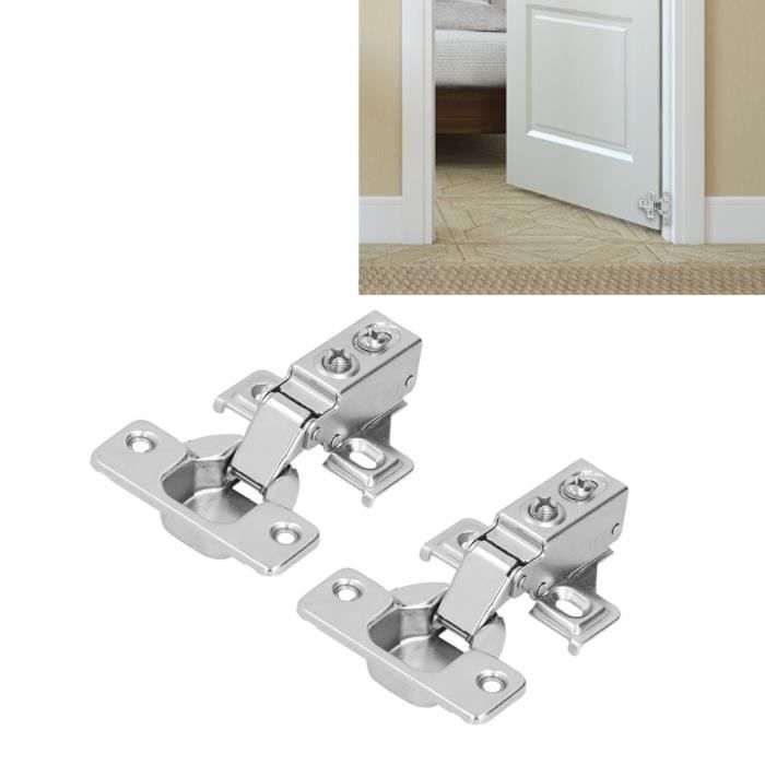Qiilu Charnière de porte 105° Charnière de Porte, Installation Simple ...