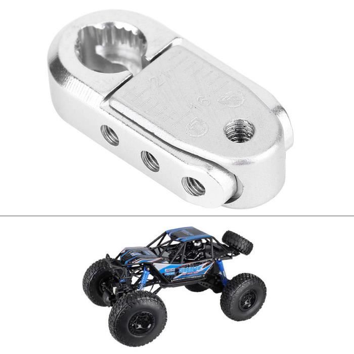 Qiilu bras servo RC Bras servo de direction réglable en alliage d ...