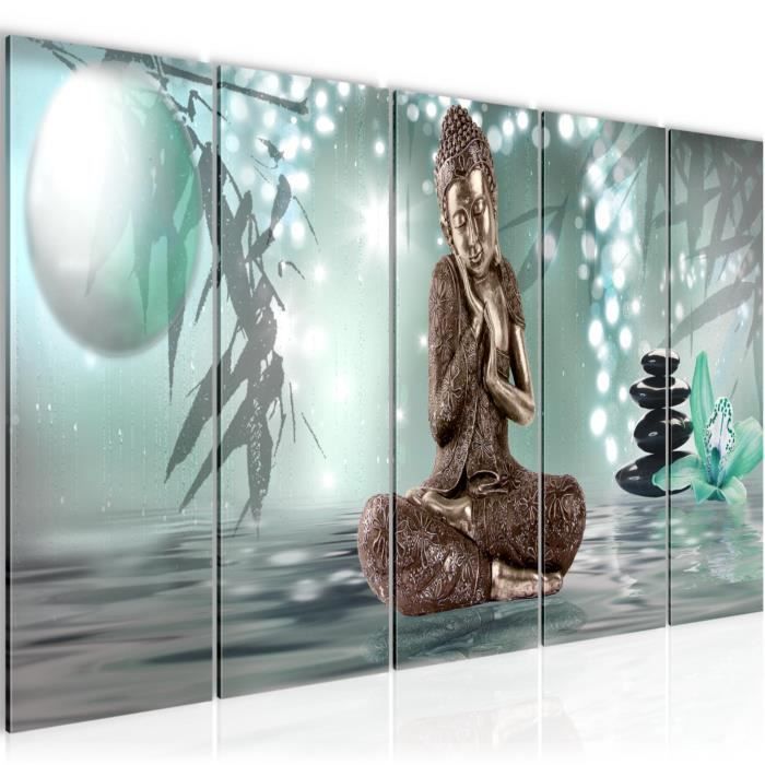 Runa art Tableau Décoration Murale Bouddha Feng Shui 150x60 cm - 5 ...