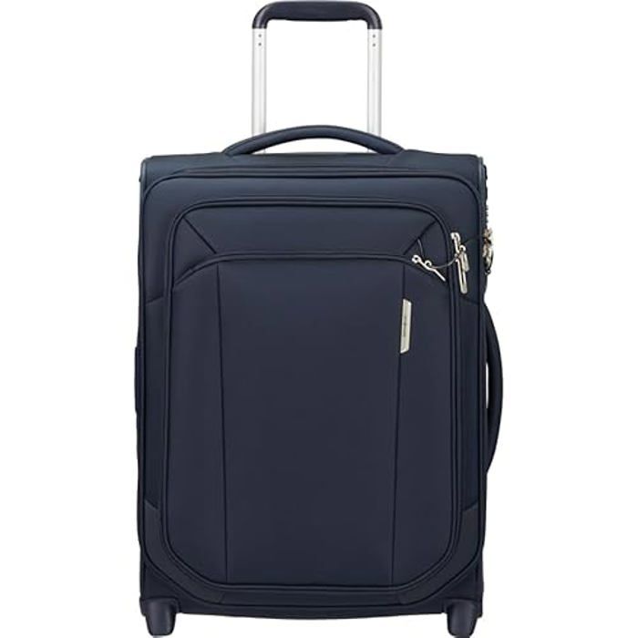 Valise à roulettes - SAMSONITE - Modèle extensible 55 cm - Bleu nuit ...