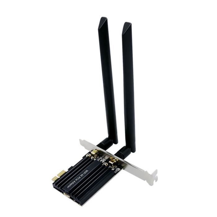 Carte Wifi Sans Fil Ax Wifi E Pcie Jusqu Mbps Ghz Ghz Ghz Bt Ofdma Mu