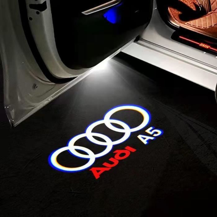 Remplacement 4 Pcs Porte De Voiture Led Bienvenue Laser Projecteur pour Audi A5 - Cdiscount Auto