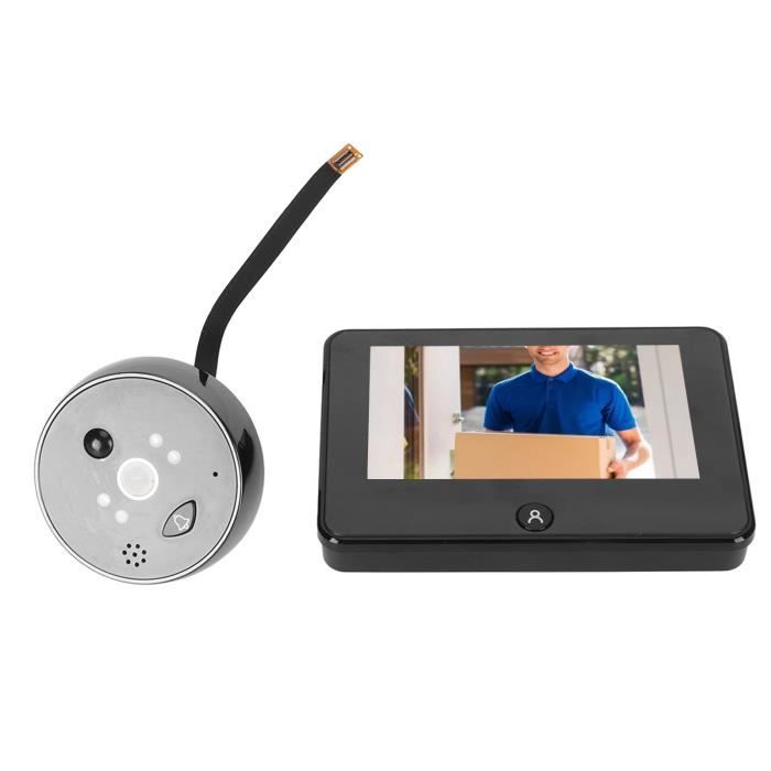 YOSOO Visionneuse de porte numérique intelligente WiFi 4.5in WiFi Smart ...