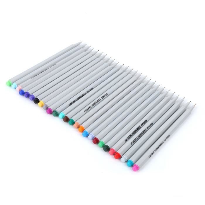 Zerone stylo de signe Stylo de dessin au trait Esquisse Fineliners ...