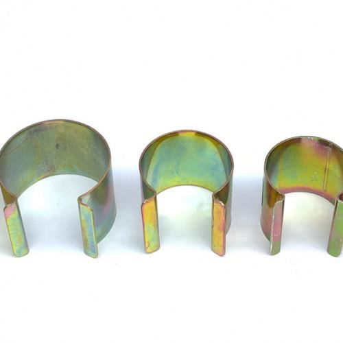 Clips de fixation acier nickelé ou acier bichromaté, Diamètre 25 mm ...