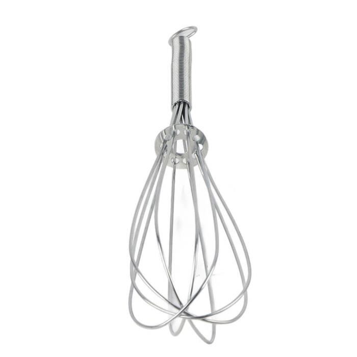 Batteur manuel - ZERONE - Fouet Acier Inoxydable - 18cm - Ergonomique ...