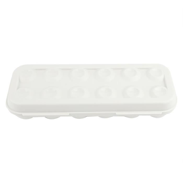 Boîte de rangement pour œufs - FDIT - Gris - Plastique - 30x11x6.5 cm ...