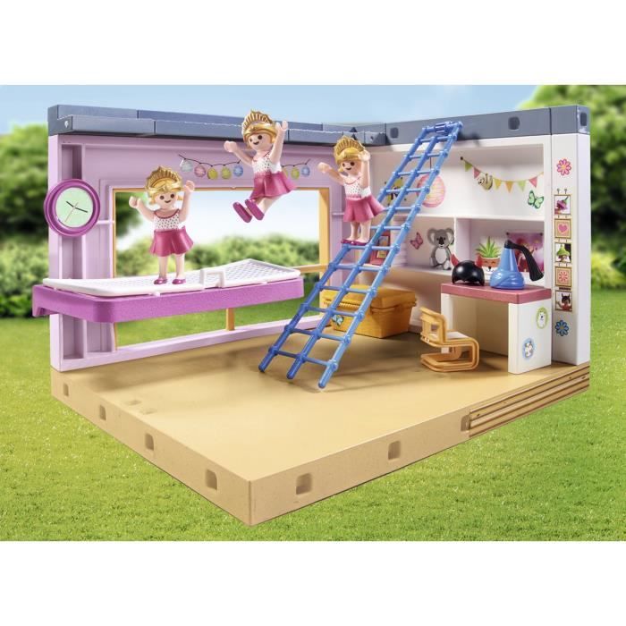 PLAYMOBIL 71610 Chambre d'enfant avec lit cabane, My Life Maison d ...
