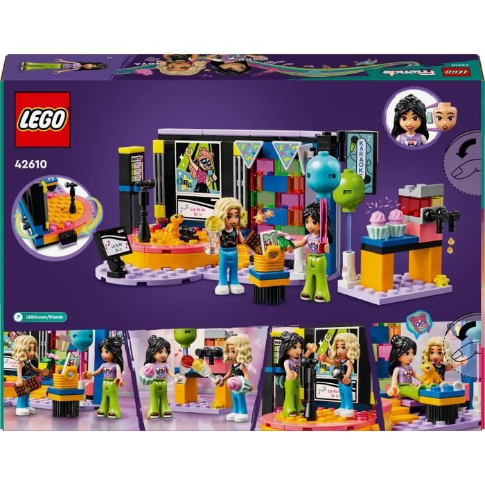 LEGO® 42610 Friends Le Karaoké, Jouet Musical avec Poupées et Figurines ...
