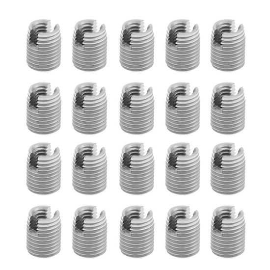 Lot de 20 inserts de filetage à vis autotaraudeuses en métal pour ...