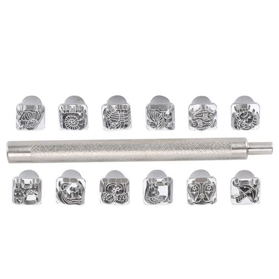 Kit d'outils de poinçon d'estampage, outil de poinçon d'estampage à ...