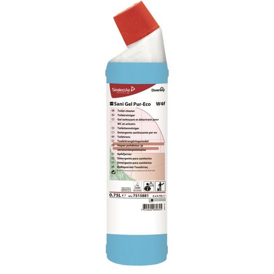 Gel détergent détartrant pour WC et urinoirs - TASKI SANI GEL PUR-ECO ...