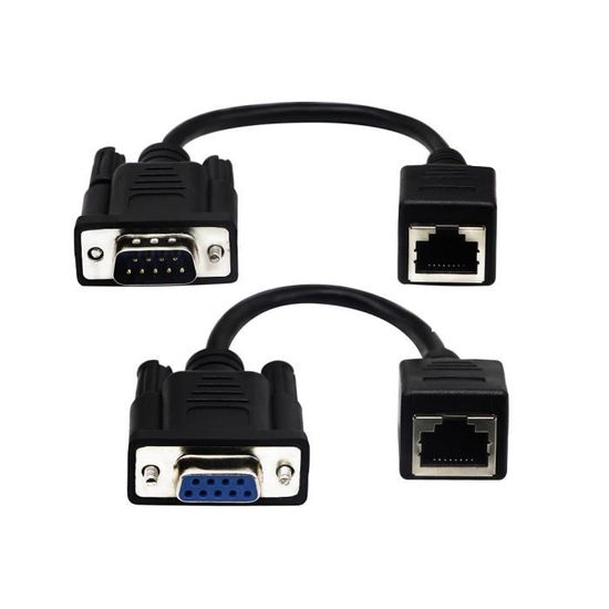 Cisco Console Server RJ45 To RS232,DB9 9-Pin Serial Port Male To RJ45 ...