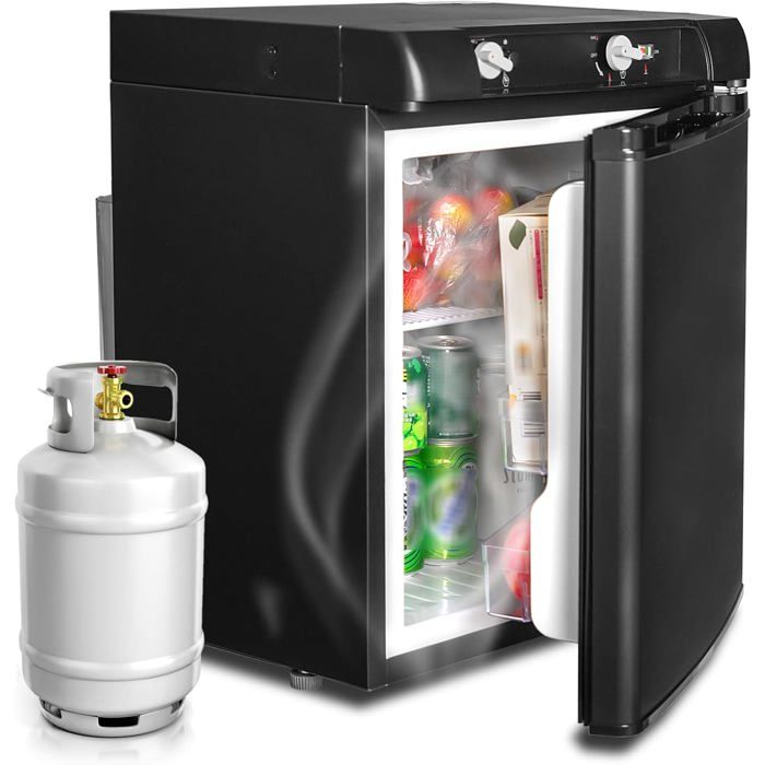 Réfrigérateur à Gaz 12V/220V-40L-SMETA-Réfrigérateur Silencieux pour ...