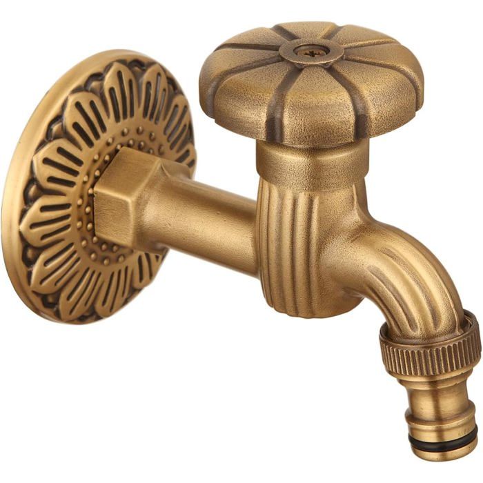 Antique Robinet de Jardin Style Renaissance 1/2" Robinet Gargouille en ...