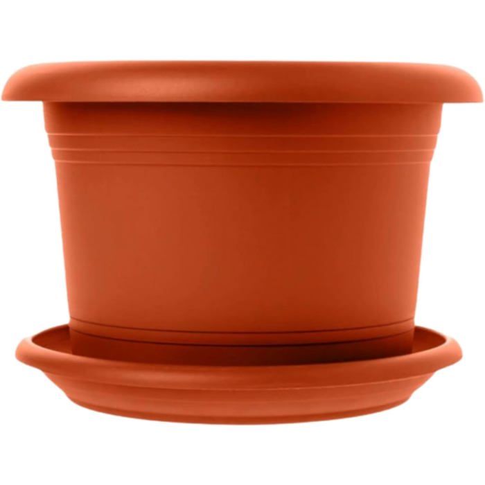 1 lot de pots de fleurs élégants de grande taille en terre cuite : pot ...