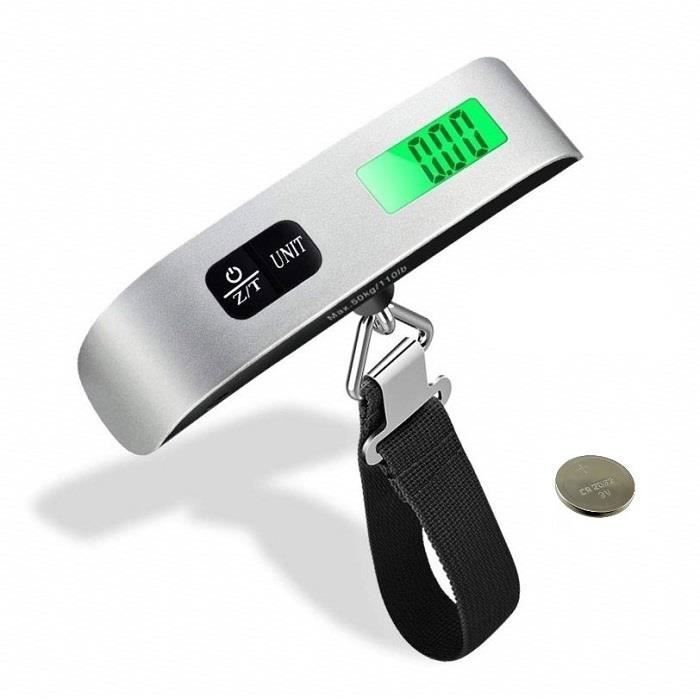 Pèse Bagage Portable - ARTELYS - Électronique - LCD Rétroéclairé - Max ...