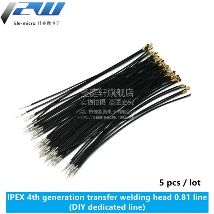 Câble-fil,Antenne FPC souple ZigBee Bluetooth, 5dbi, Module ipx1-2.4, wi-fi IPEX4-K G à Gain ...