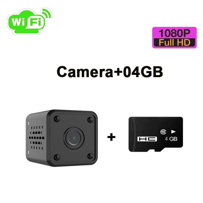 Caméra miniature,Caméra ip 1080p WiFi, Vision nocturne, réseau P2P ...