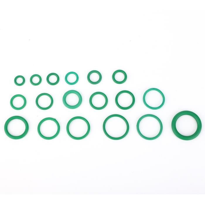 Cikonielf kit d'assortiment de joints toriques Kit d'assortiment de bagues en caoutchouc Buna-N ...