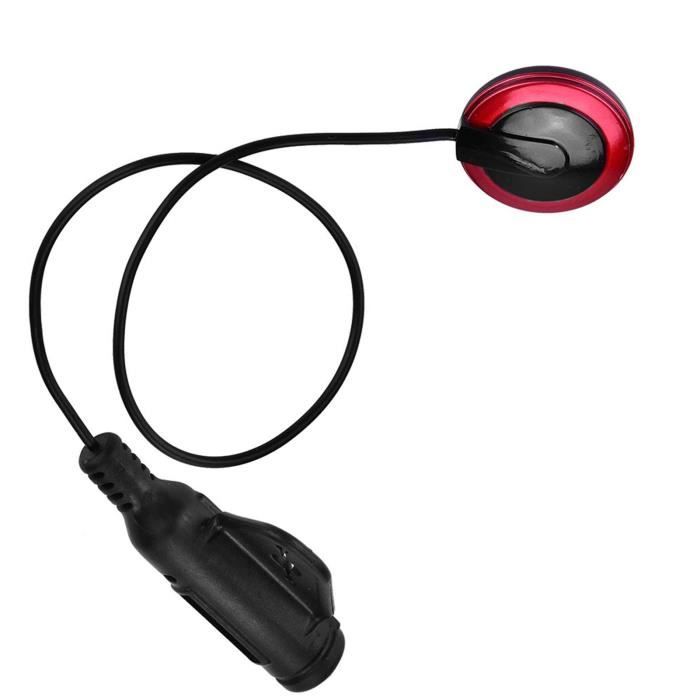 Micro piézo - DILWE - Rouge - Installation facile - Élimine les sons ...