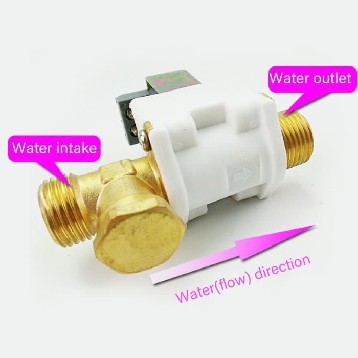 Van Électrique Solaire Pour Chauffe-Eau Avec Soupape Solénode En Laiton - Cdiscount Jardin