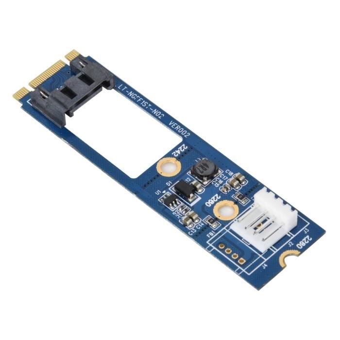 Carte Convertisseur M.2 Vers Sata3.0 M2 Vers Sata M.2 Ngff Sata Vers 7Pin Sata Carte Adaptateur ...