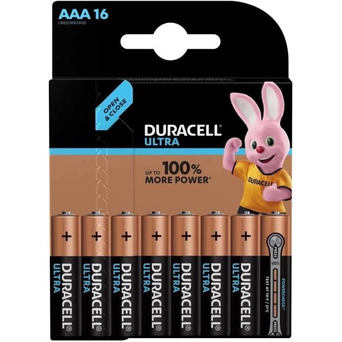 Duracell Ultra Power AAA 16 piles - Cdiscount Jeux - Jouets