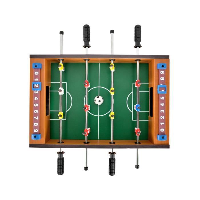 Mini babyfoot de table - HOBBY TECH - Hobby Concept - Bois - Marron ...
