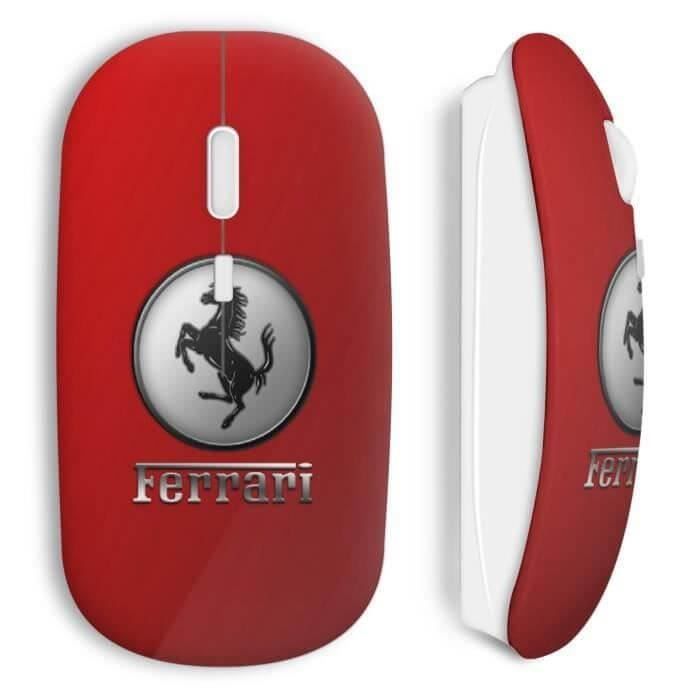 Souris Sans Fil - Ferrari - Cheval - Rouge - USB - Optique - Cdiscount ...