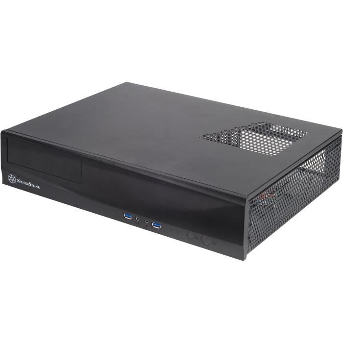 Silverstone Sst-Ml03B - Milo Boîtier Pc Slim Silencieux Htpc Micro Atx ...