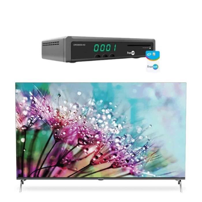 PACK STRONG TV ULTRA HD 4K 43" 108cm SMART TV + OPTEX Récepteur ...